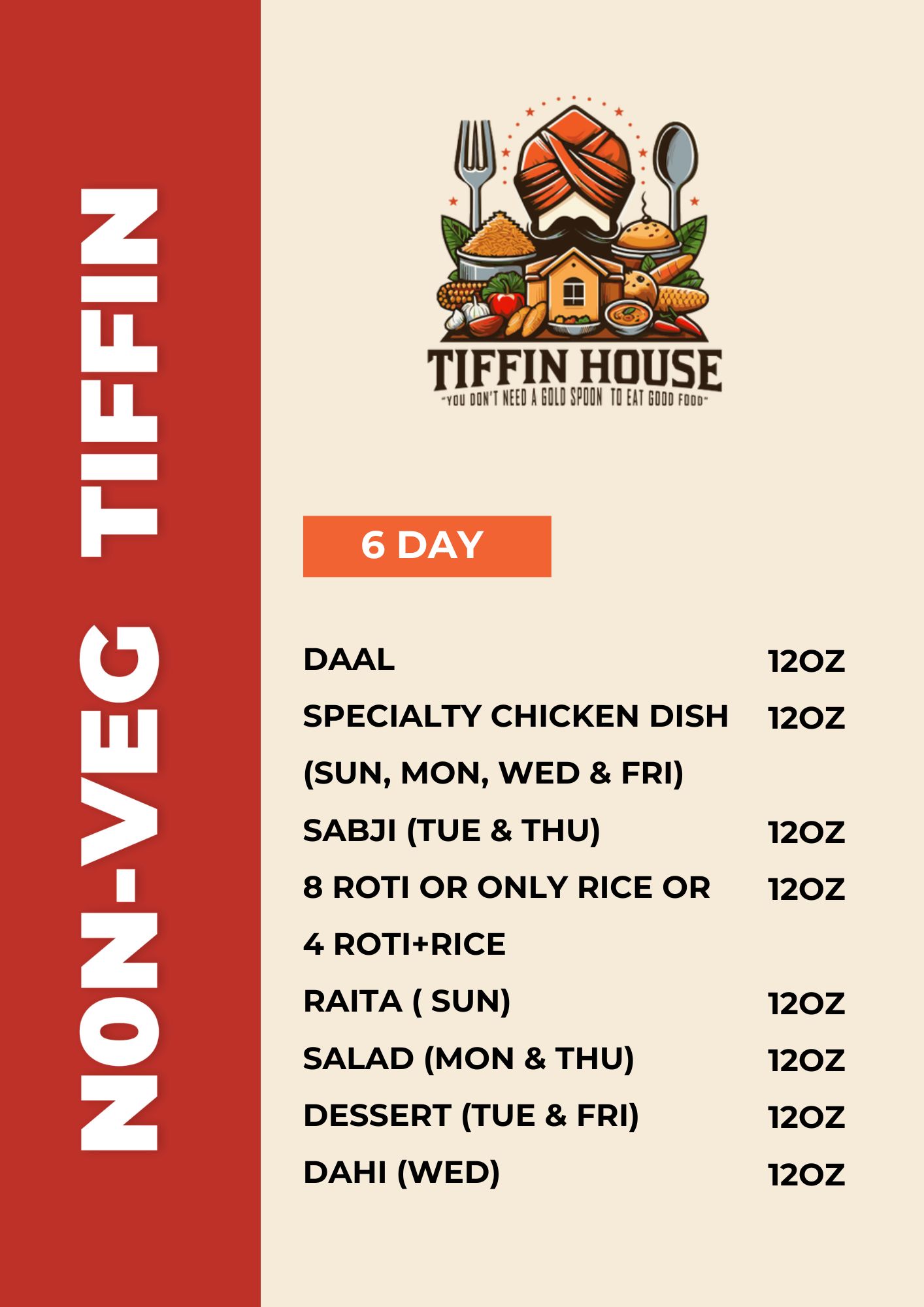 Non-Veg Tiffin – The Tiffin House